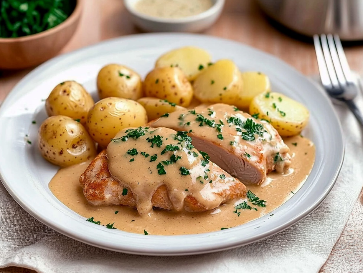 Pechuga De Pavo En Salsa - sazoncasera.com