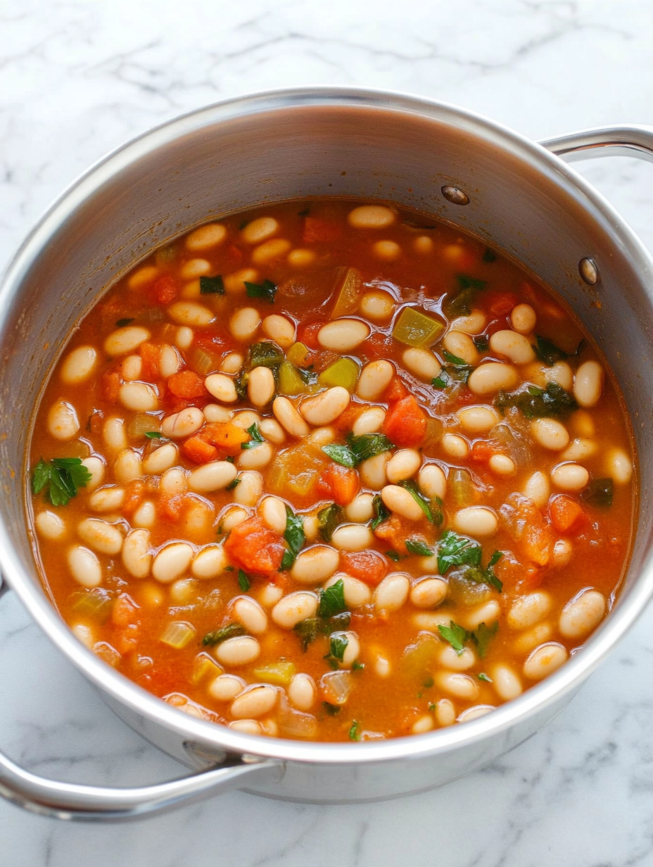 Alubias Blancas con Verduras - sazoncasera.com