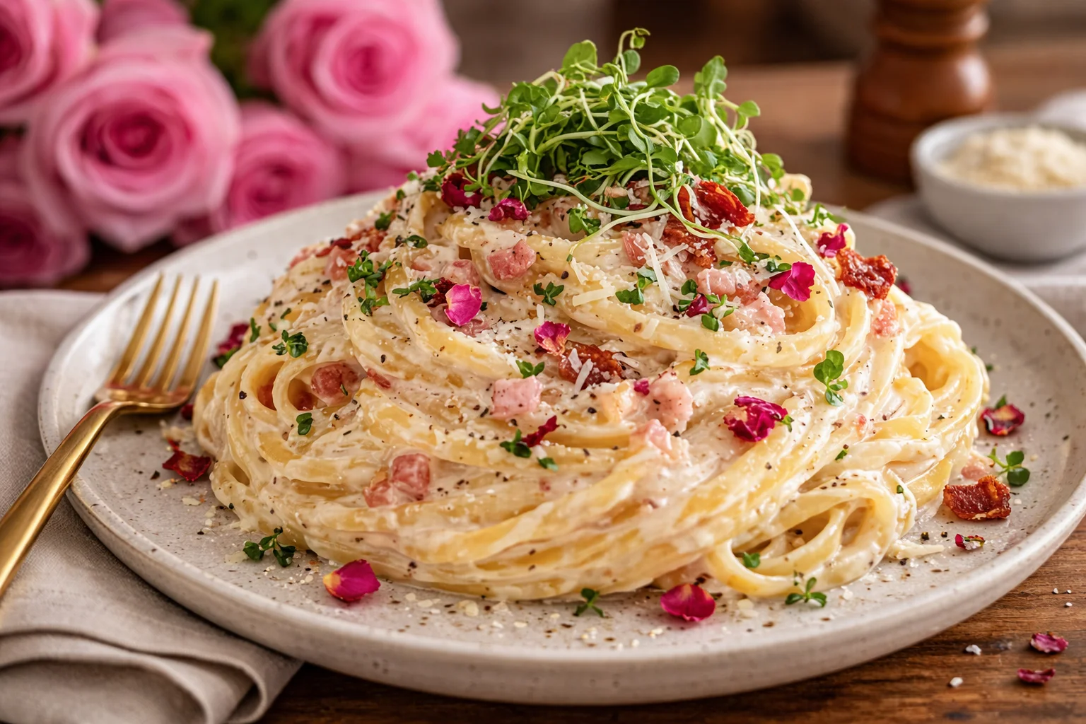 Pasta Alfredo Rosa